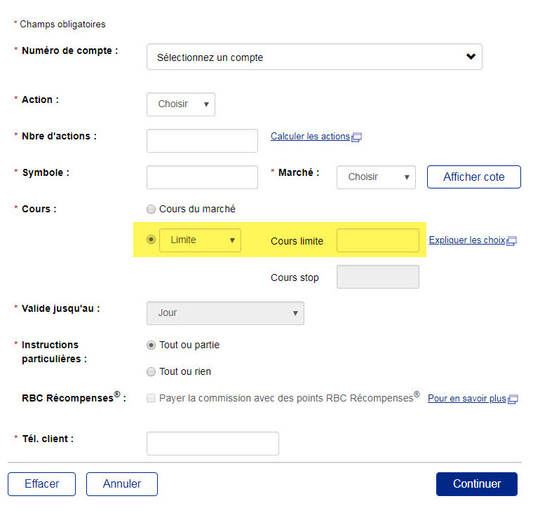 Ordre à cours limité ou ordre au cours du marché : lequel choisir?